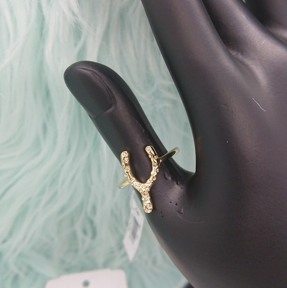 Coach | Jewelry | Coach Pave Wishbone Ring | Poshmark